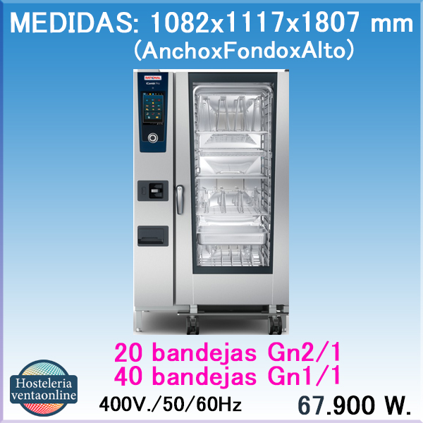 HORNO ELECTRICO RATIONAL iCombi Pro 20-2/1